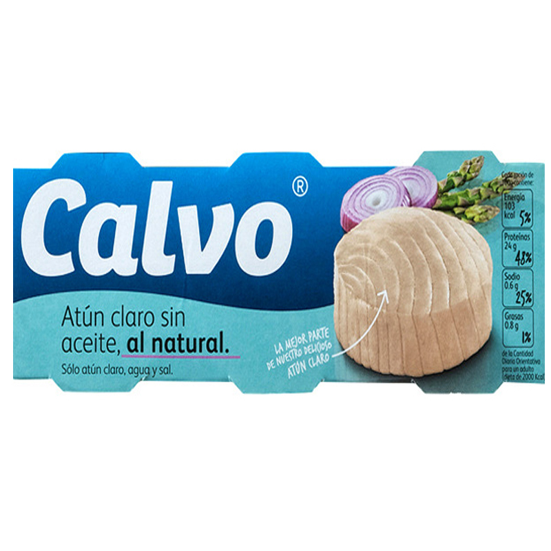 ATUN CLARO AL NATURAL CALVO | Tuquetraes