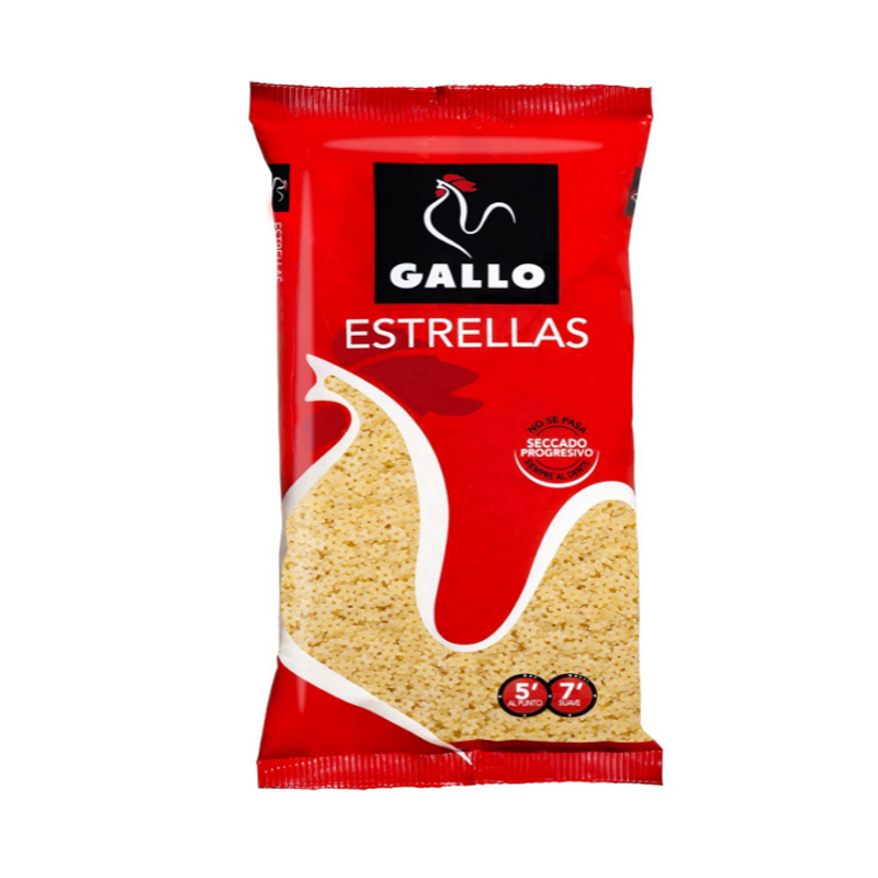 PASTA GALLO ESTRELLAS | Tuquetraes