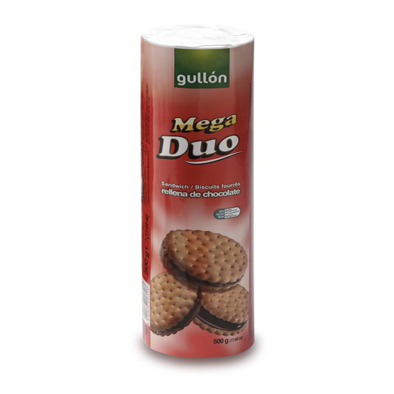 Galleta Gullon Mega Duo Chocolate Tuquetraes