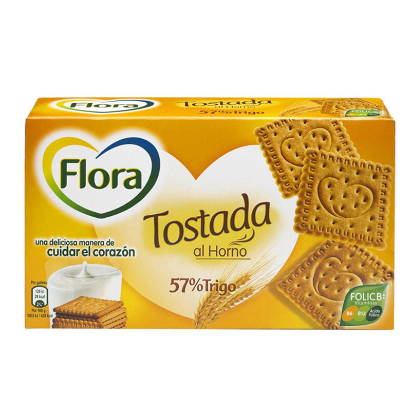 GALLETA TOSTADA FLORA | Tuquetraes
