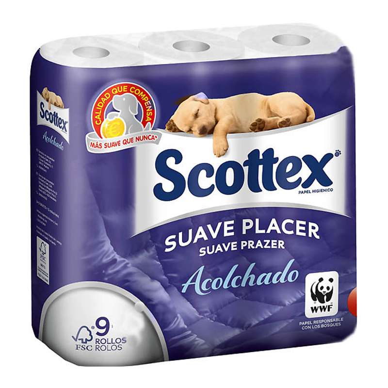 PAPEL HIGIENICO SCOTTEX ACOLCHADO | Tuquetraes
