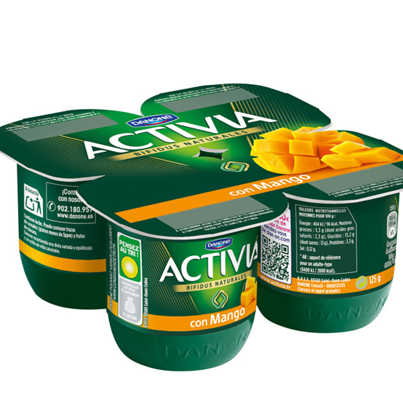 ACTIVIA CON MANGO | Tuquetraes